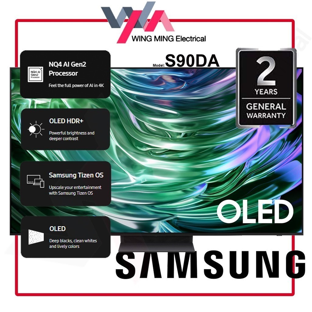 (2024 New Model) Samsung 65 Inch 4K Smart TV (QA65S90DA) NQ4 AI Gen2 ...
