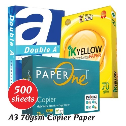 A3 70gsm Copier Paper | A3 IK Yellow | A3 Double A | A3 PaperOne 75gsm ...