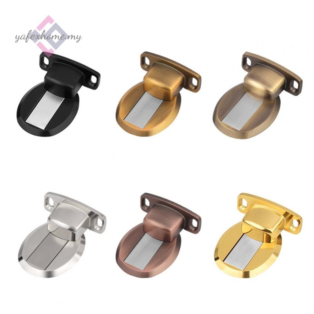 Self locking Magnetic Door Stopper Durable Metal Construction ...