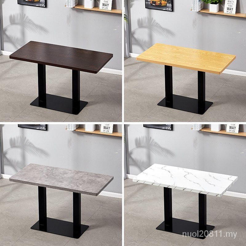 Snack Bar Table Fast Food Table Chair Combination Milk Tea Dessert ...