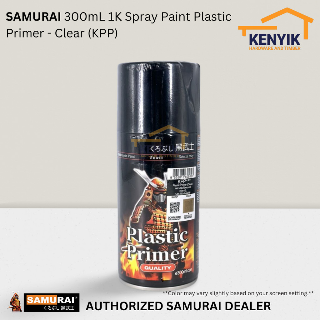 SAMURAI 300mL 1K Spray Paint Plastic Primer (KPP) | Shopee Malaysia