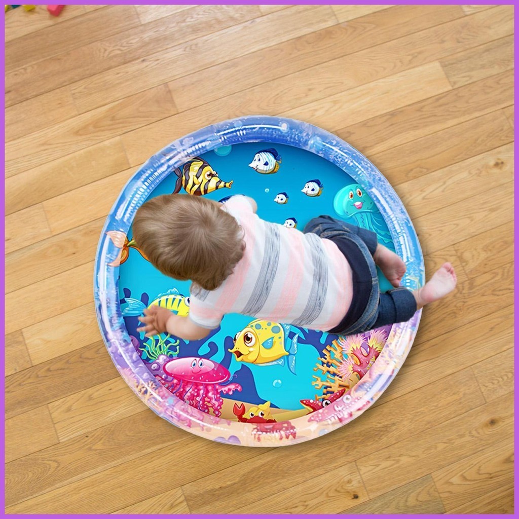 Water Mat For Kids Large Tummy Toys Inflatable Visual Stimulation ...