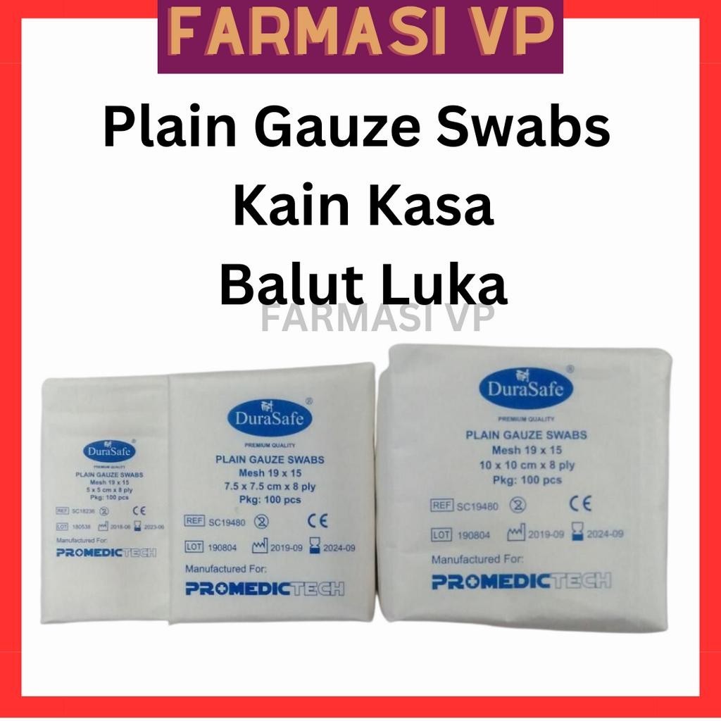 Durasafe Plain Gauze Kain Kasa / Jaring / Gauze Penutup Luka untuk ...
