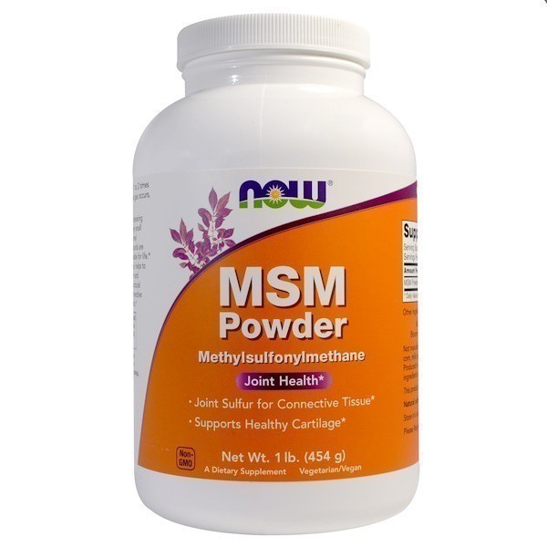NOW Foods, 100% Pure MSM Powder, Joint Health, 8 oz (227 g) | 1 lb (454 ...