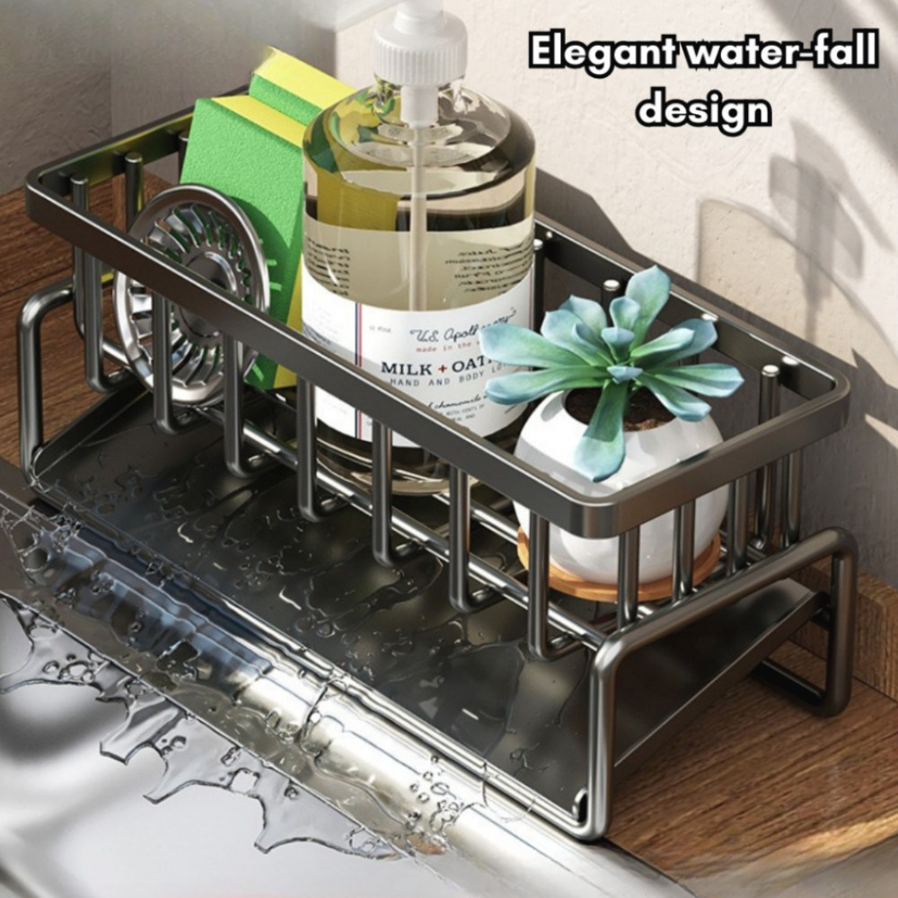 Kitchen Sponge Faucet Organiser Kitchen Sponge Rack Kitchen Sink Rack ...