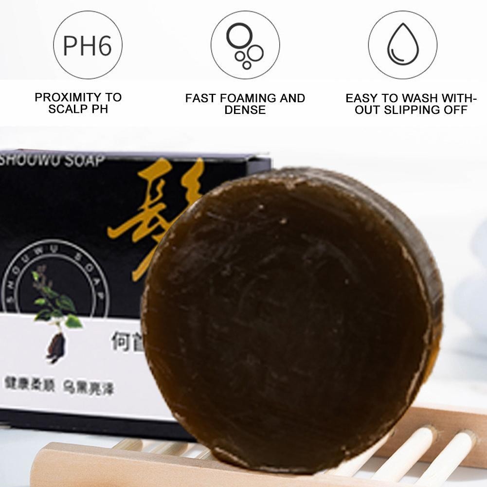 Polygonum Shampoo And Soap Darkens Hair For Men And Women In Stock ...