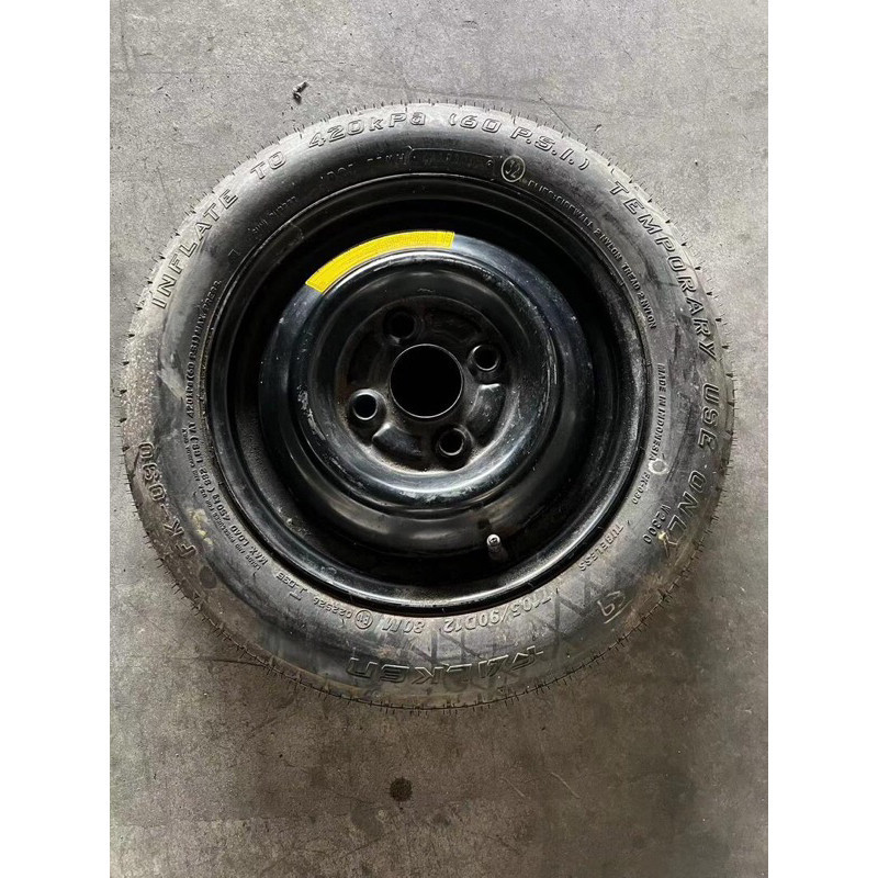 Spare Tyre 12 Inch Inci 4H PCD100 ( T105/90 D12 ) For Perodua Kelisa ...