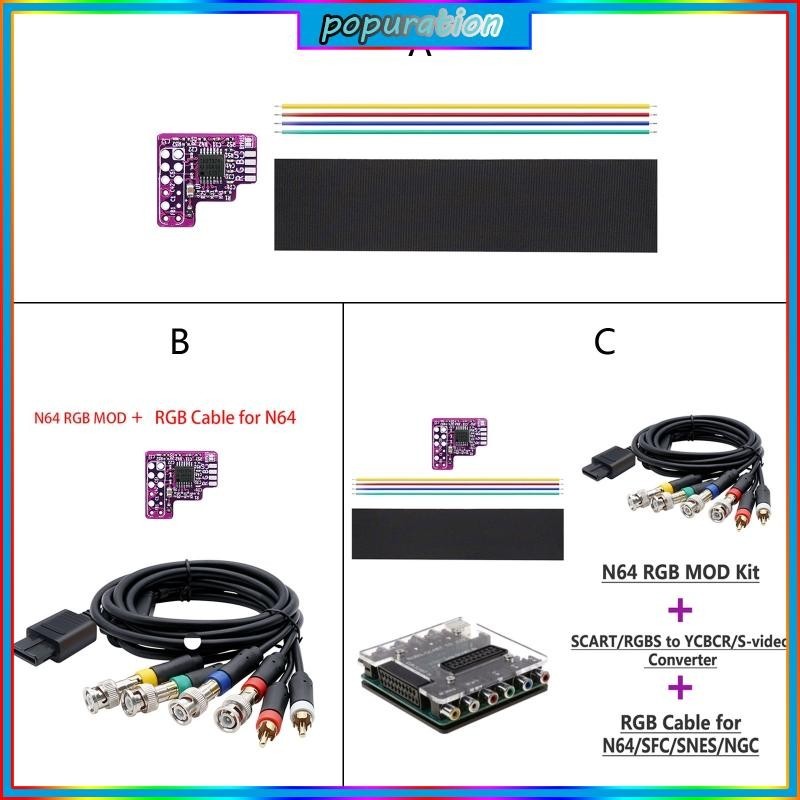 POP Modchip for N64 NTSC Game Accessory MOD THS7374 Amp Mod Kit Module ...