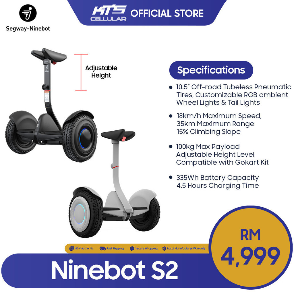 [PRE ORDER] Segway-Ninebot S2 Balancing Scooter - Original by Ninebot ...