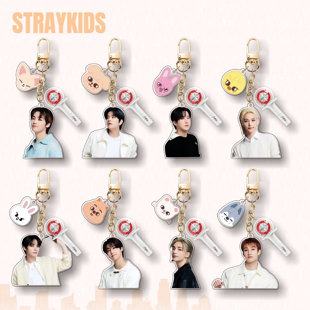 Kpop Straykids Acrylic Keychain Bag Keyring SKZ Bag Charms SEUNGMIN LEE ...