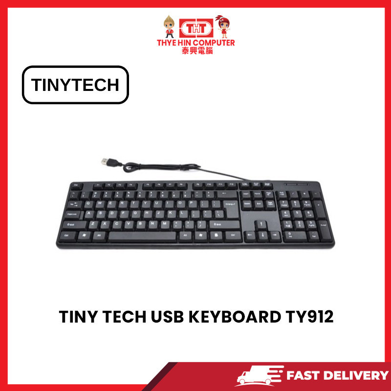 TINY TECH USB KEYBOARD TY912 | Shopee Malaysia