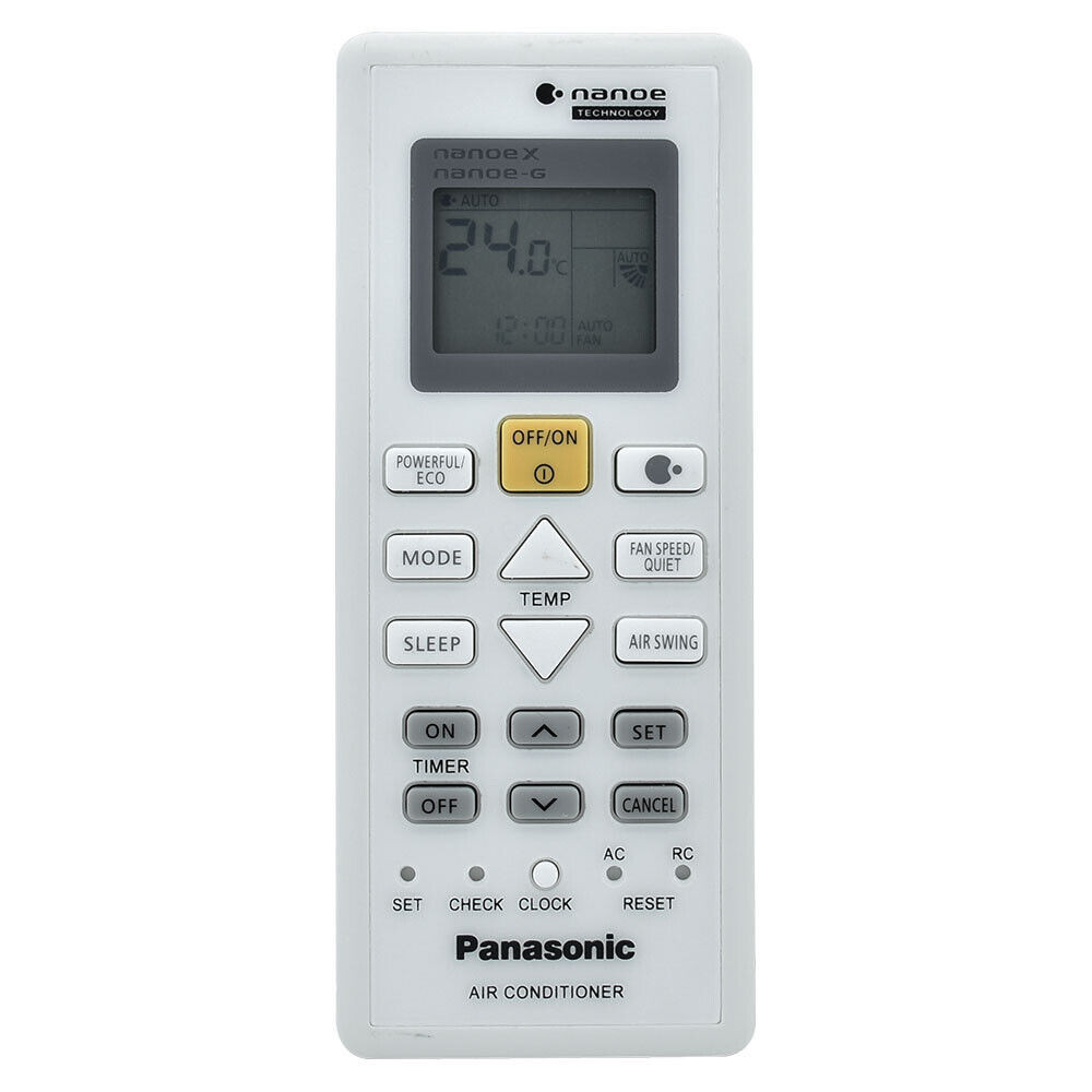 New Genuine ACXA75C17960 For Panasonic Air Conditioner Remote Nanoe-G ...