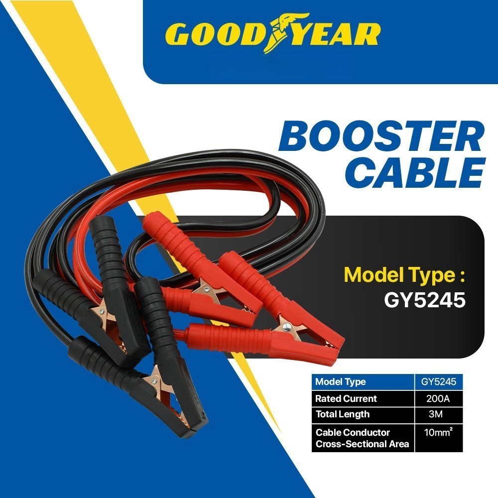 Goodyear GY-5245 Booster Cable Jumpstart Cable Jumper Cable 200A For ...