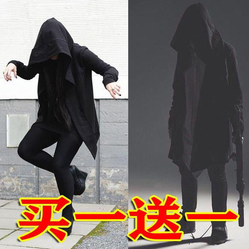 New Jacket Dark Wizard Cloak Assassin's Creed Windbreaker Hooded Men's ...