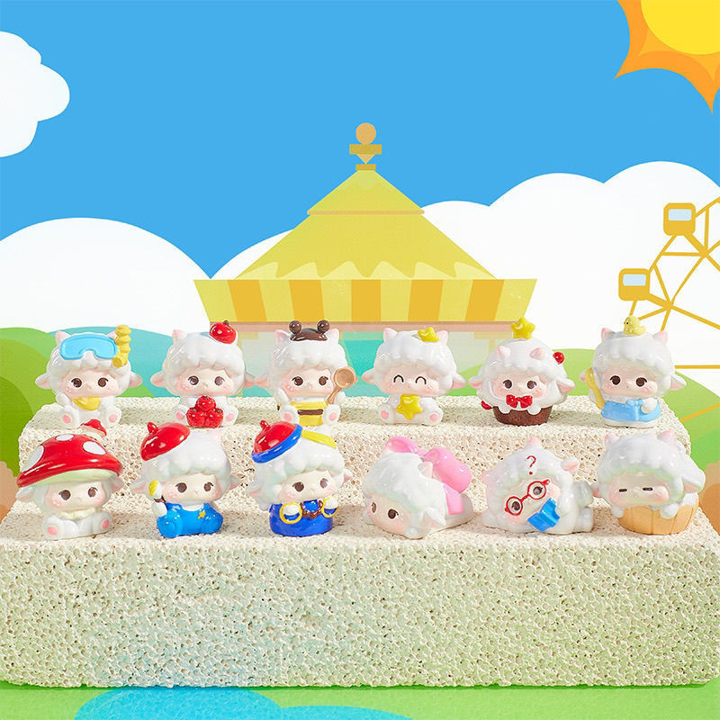 Genuine Little BAA Baby Daily Blind Bag Cute Lamb Cute Tablets Figurine ...