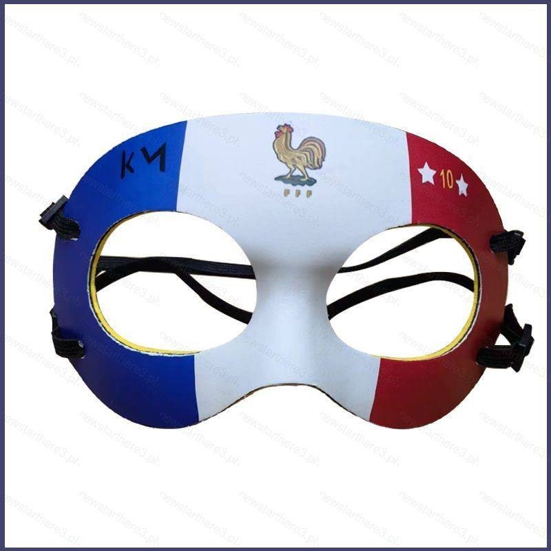YE UEFA Euro 2024 Mbappe the same mask cosplay Gaul Rooster French flag ...