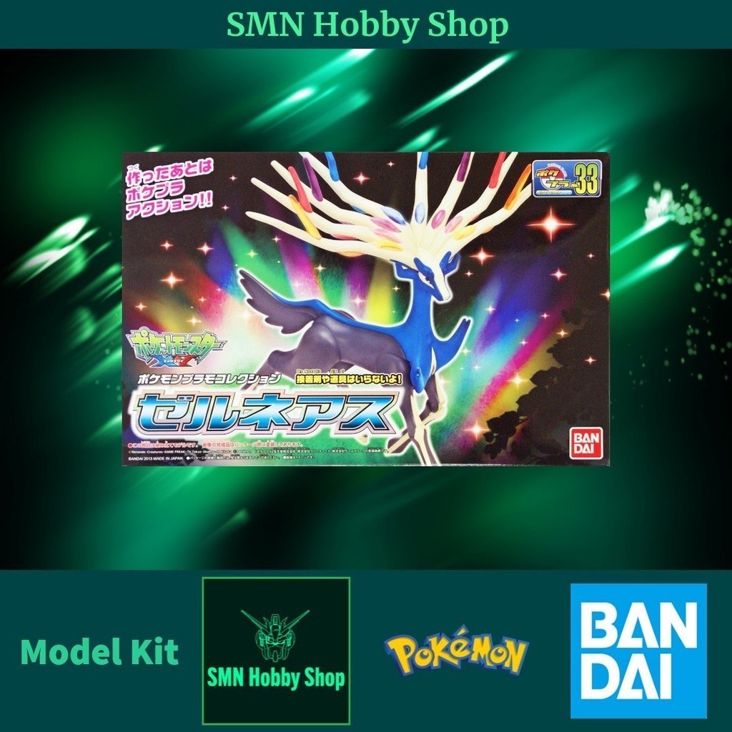 PLAMO Select Series Poke-Pla Mega Xerneas 033 Toys Plastic Model Kit ...