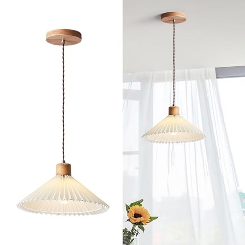 LAMPU GANTUNG AESTHETIC MODERN SOLID WOOD PENDANT LIGHT CEILING LIGHT ...
