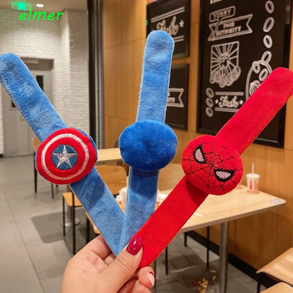 ELMER Avengers Wristband Spider Man Captain America Party Toys Patting ...