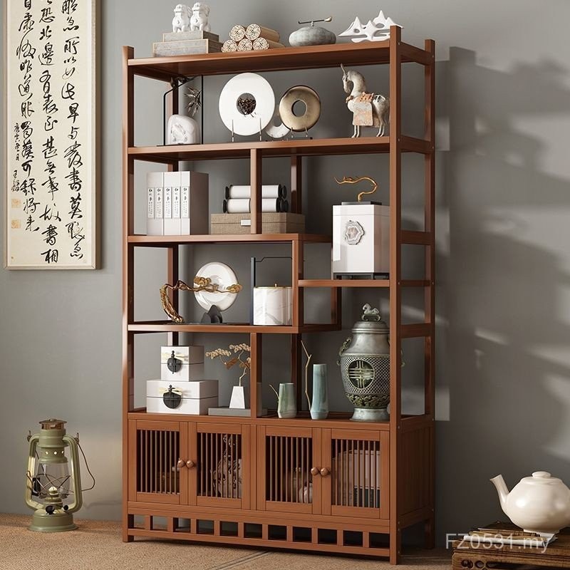 New Chinese Style Bogu Shelf Shelf Shelf Living Room Duobaoge Display ...