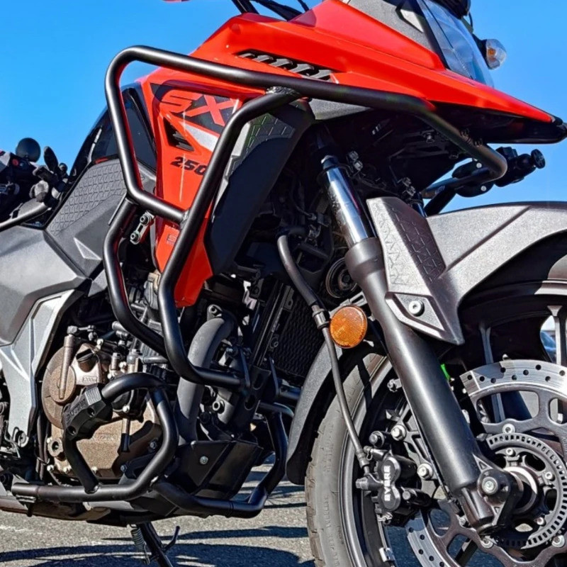 Upper Lower Crash Bar Engine Guard Frame Protector Bumper For SUZUKI V-Strom DL250 Vstrom DL 250 ...