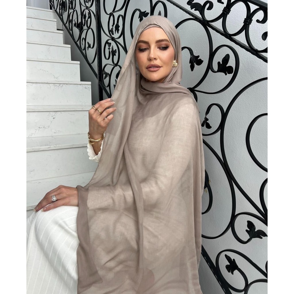 New Fashion Rayon Modal Hijabs Popular Muslim Soft Viscose Cotton Voile ...