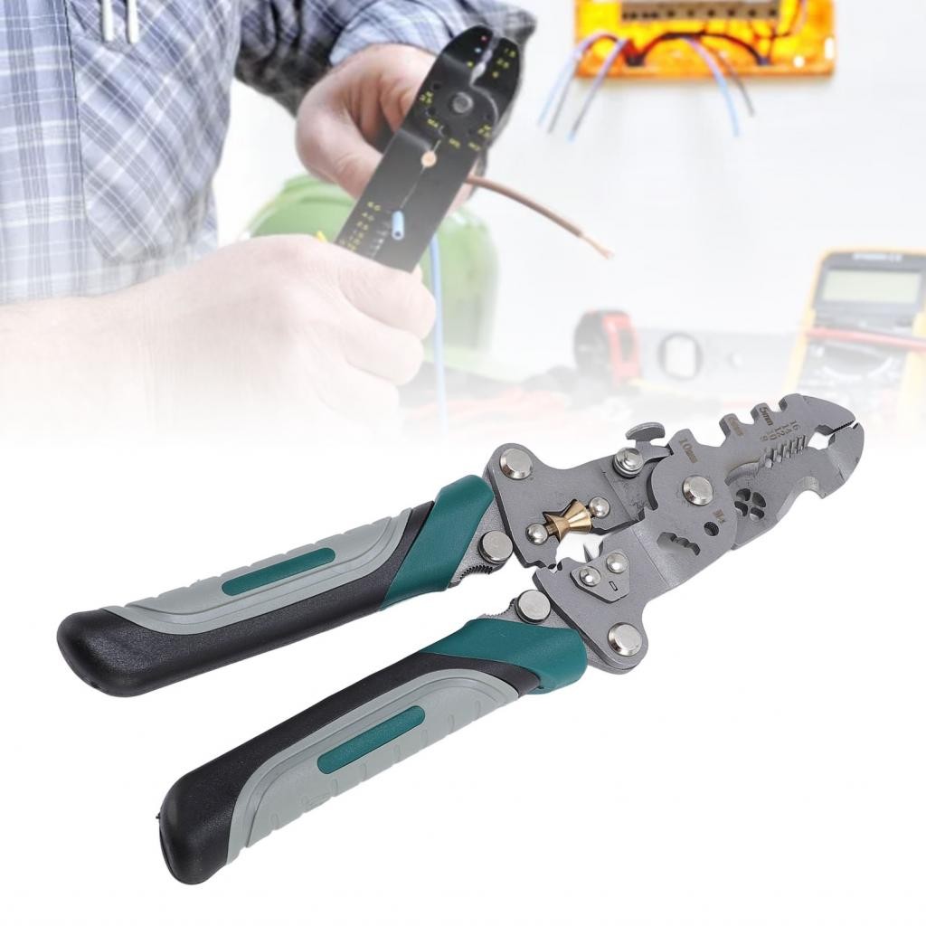 Onebuycart 18 in 1 Wire Splitting Pressing Plier Multi Functional ...