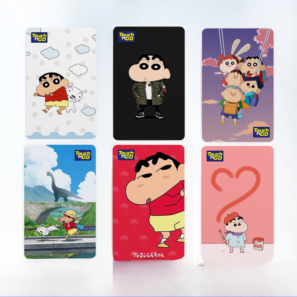 ( SHIN CHAN SERIES 1 ) -Touch n Go Card Sticker WaterProof High Quality ...