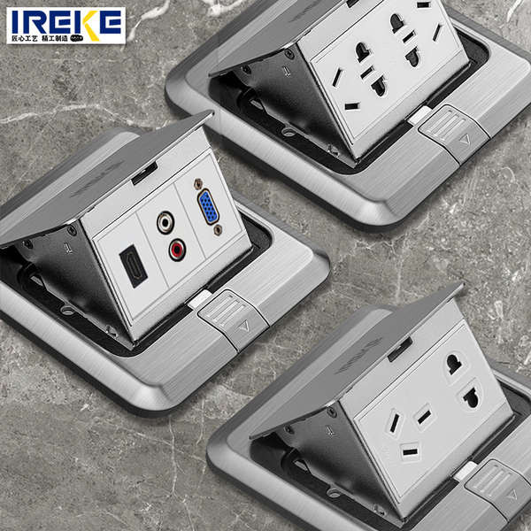 hidden socket plug socket power socket Soket lantai keluli tahan karat Oaks tidak kelihatan ...