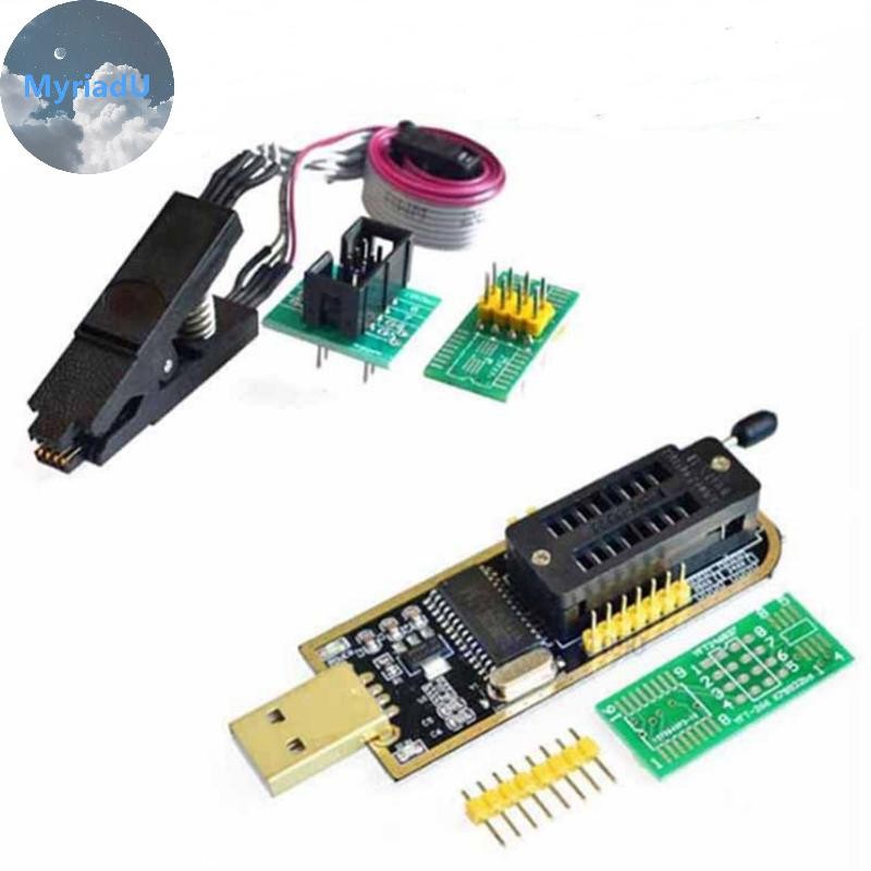 MyriadU CH341B 24 25 Series EEPROM Flash BIOS USB SOP8 Programmer ...