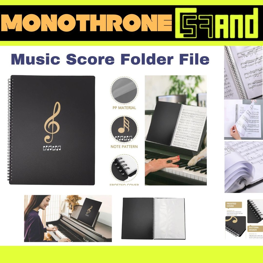 Music Book Music Folder Document Note File Organizer Sheet Sheet Holder ...