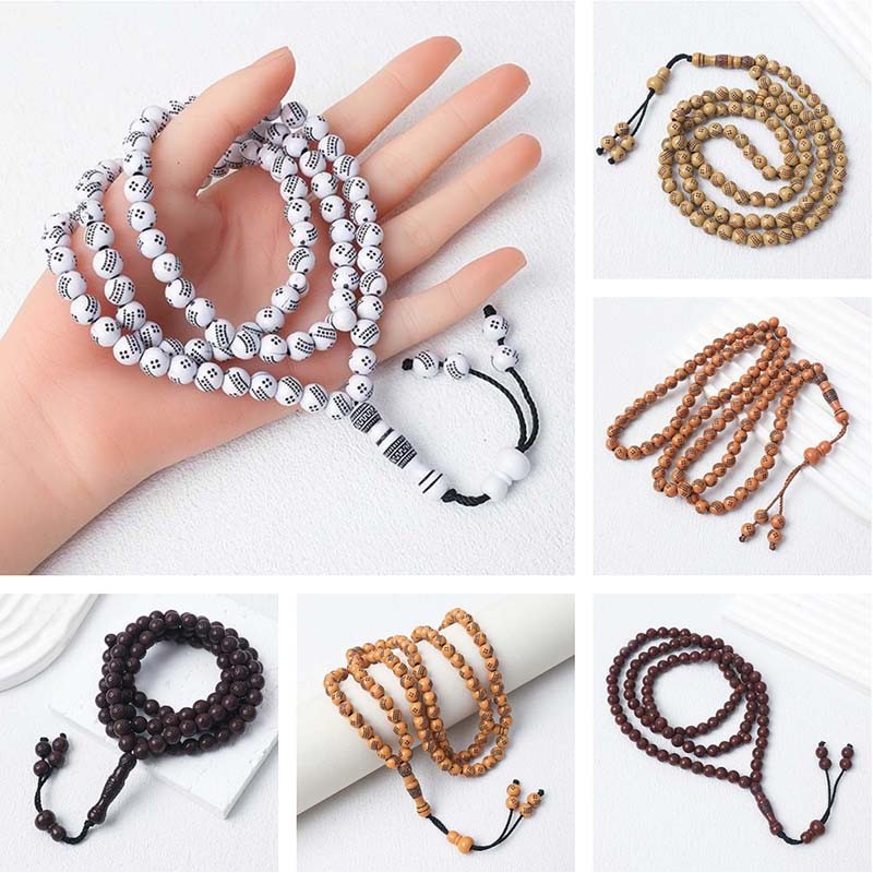 Muslim Tasbih 99 Rosay Beads Islam Prayer dhikr Misbaha with Allah ...
