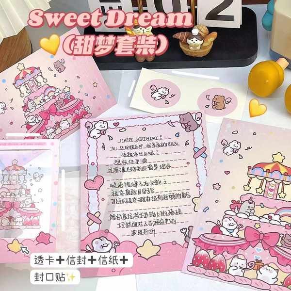 sampul duit sampul duit raya Cute Cartoon Envelope Letter Paper Reverse ...