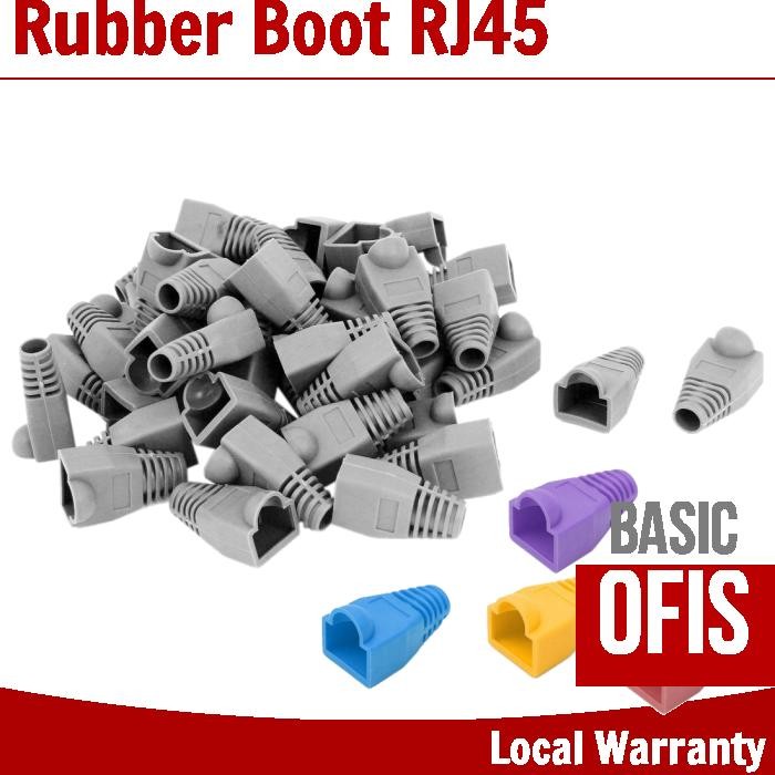 RJ45 Network LAN Connector Cover Protector Cap Rubber Boot 1 Pcs ...