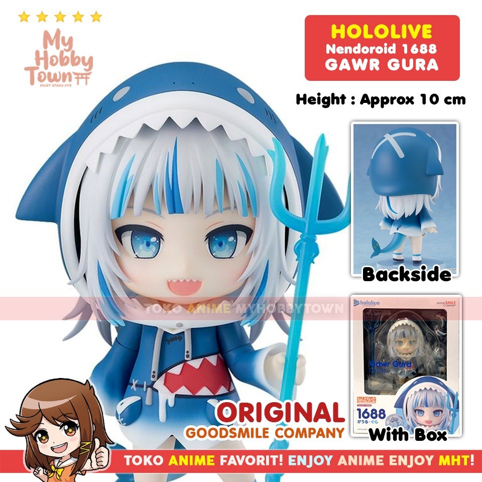 Original Nendoroid Hololive Virtual Youtuber VTuber: Gawr Gura 1688 ...