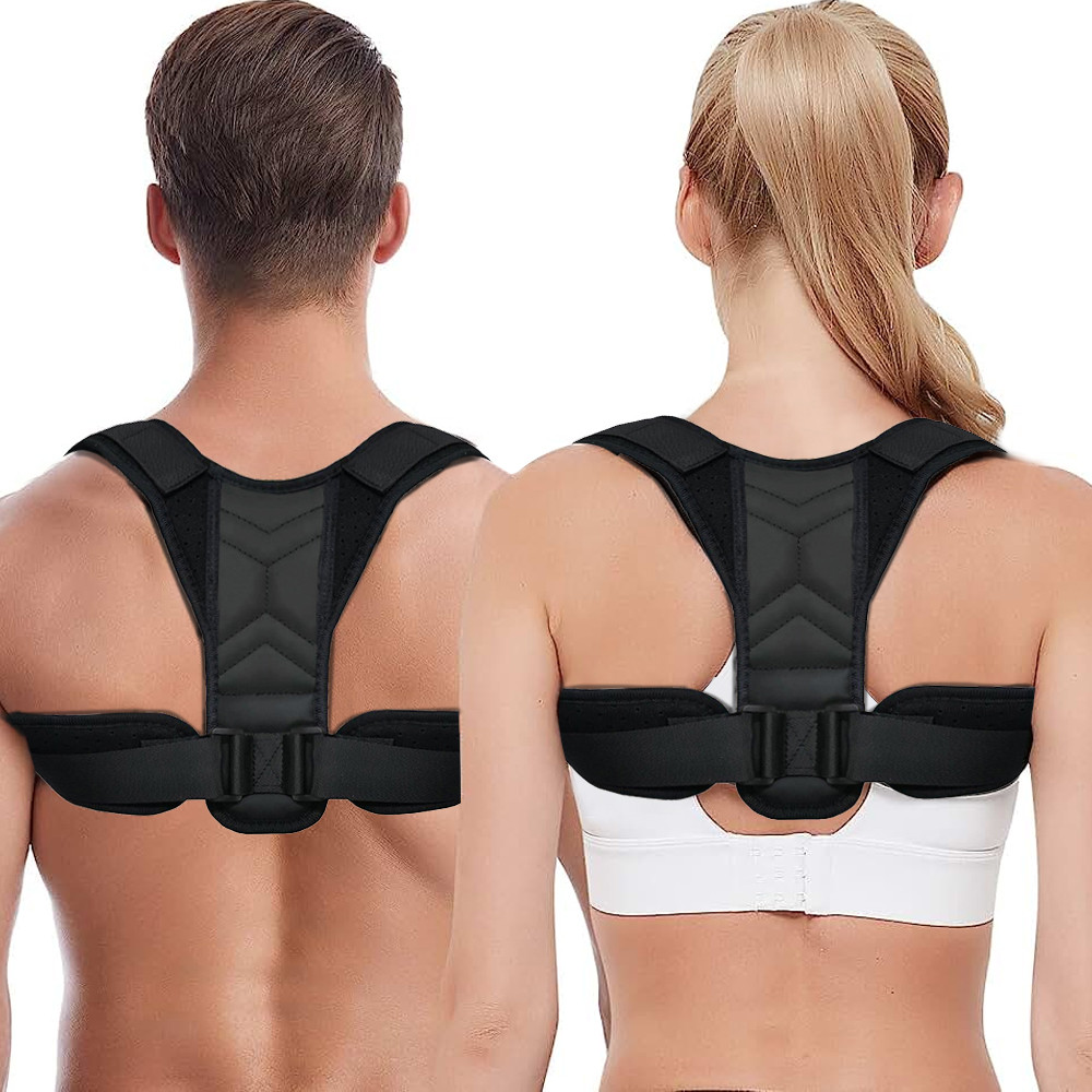 Adjustable Back Posture Corrector Back Support for Men Women Relieve Mid and Upper Spine, Neck ...