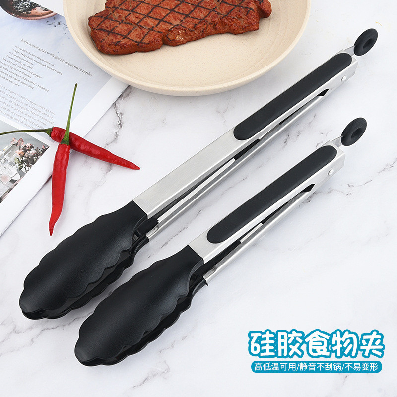 Penjepit Makanan Nilon Borong Klip Makanan Penjepit BBQ Penjepit Steak ...