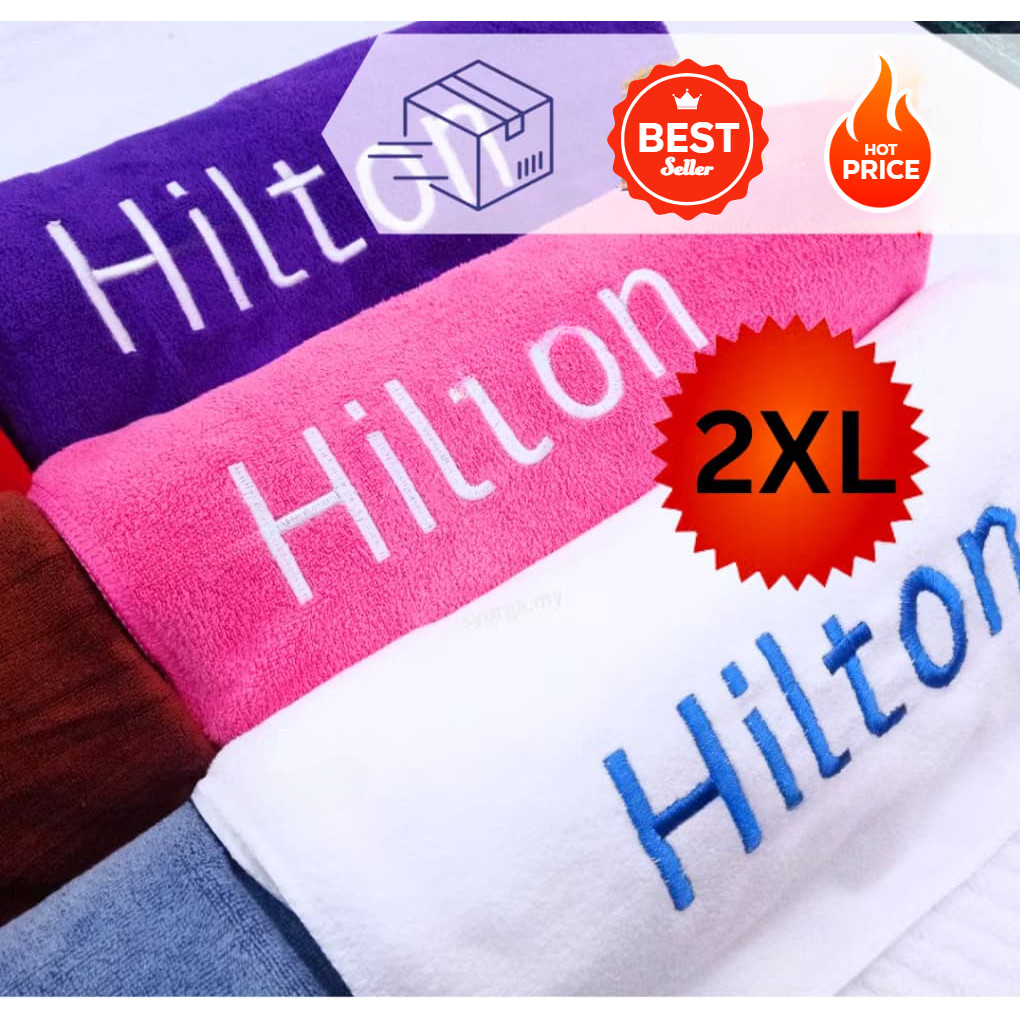 Tuala Mikro Fiber Hilton 2 Saiz Lembut, Menyerap Cepat, Tahan Lama ...
