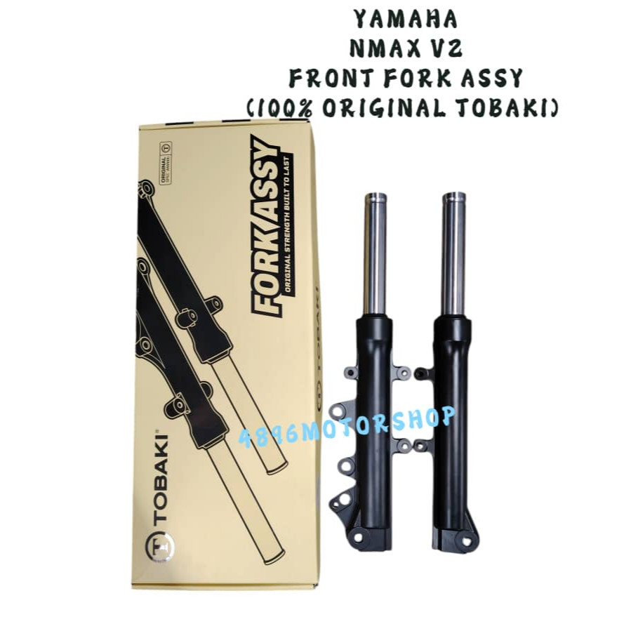 TOBAKI FRONT FORK ASSY YAMANA NMAX V2 / FOK DEPAN SHOCK SUSPENSION ...