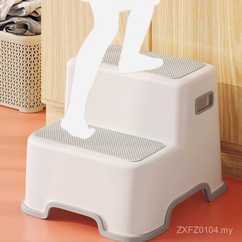 Stool Foot Step Stool Stairs Wash Hand Ladder Steps Baby Bathroom Baby ...