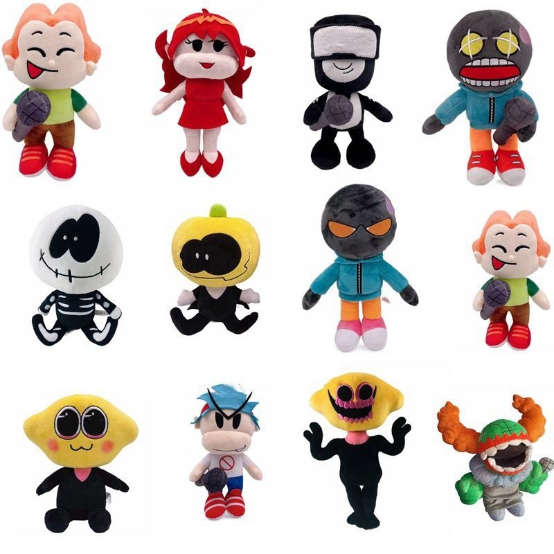 Friday Night Funkin Plush Toy Captain Pico Whitty Monster Stuffed Toys ...