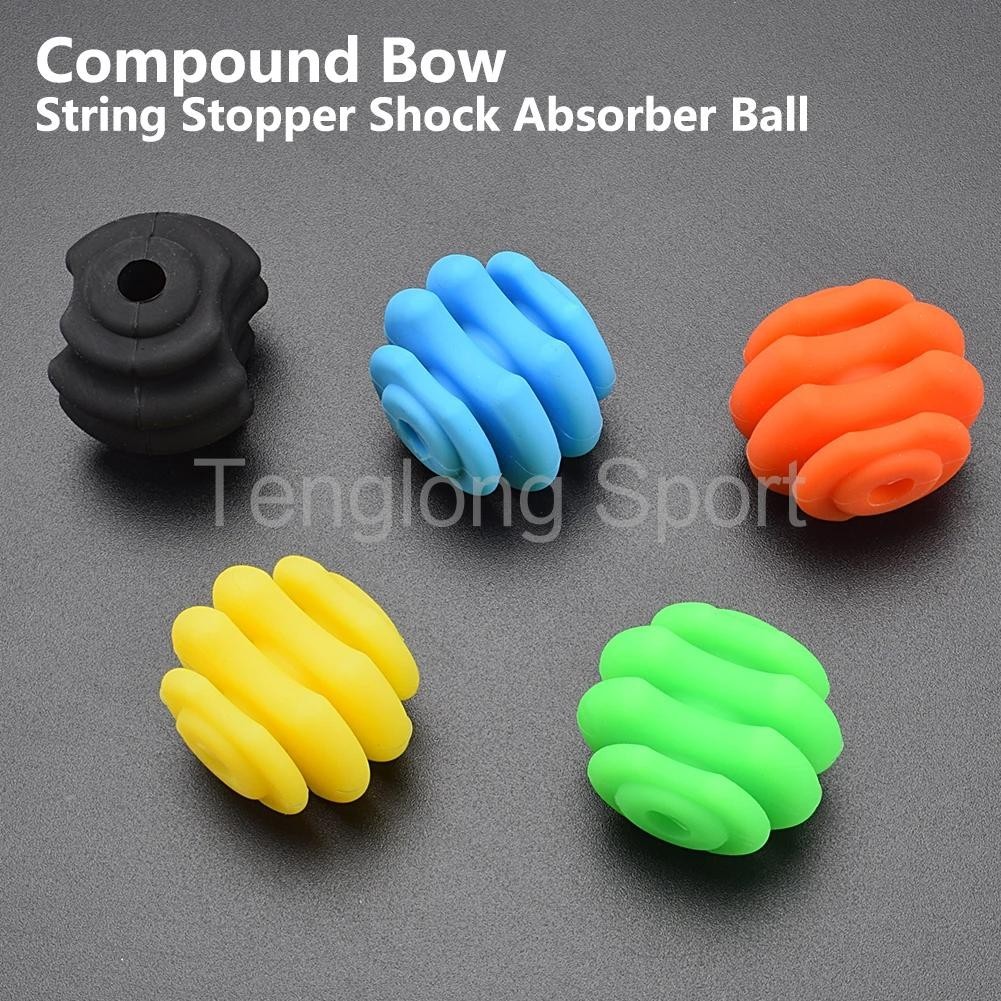 Compound Damper Bowstring Stopper Shock Absorber Rubber Stabilizer Ball ...