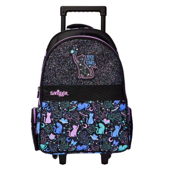 Australia smiggle Black Cat Trolley Schoolbag Primary and Secondary ...
