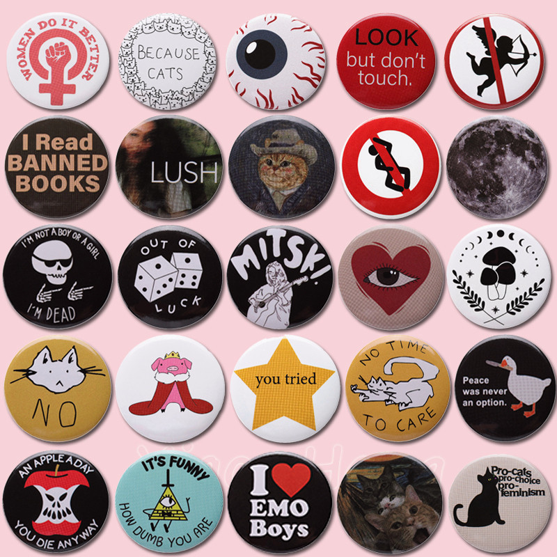 Store Ainna 44mm Tinplate Pin butang lembut haiwan kucing itik ...