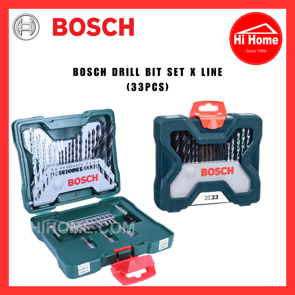 Bosch X33 SET X-LINE Drill Bit Set Accessory 33pcs | Shopee Malaysia