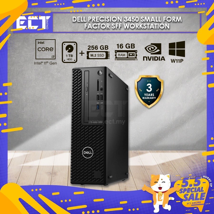 Dell Precision 3450 Small Form Factor SFF Workstation (i7-11700 4.90Ghz ...