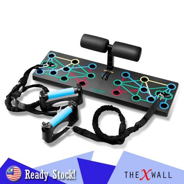 Foldable Push Up Board Kit 12 in 1 Portable Stand Home Gym Rack Board ...