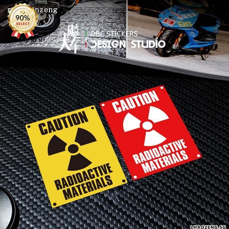 Ready Stock Nuclear Radiation Resident Evil Pollution Leakage Label Car ...