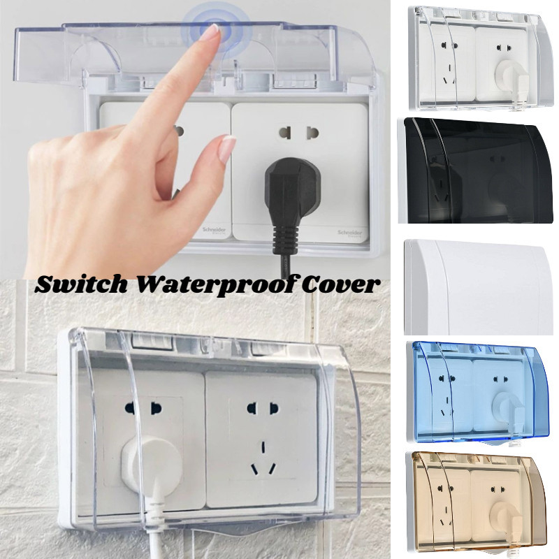 Switch Waterproof Cover Self-adhesive Universal Switch Splash Box ...