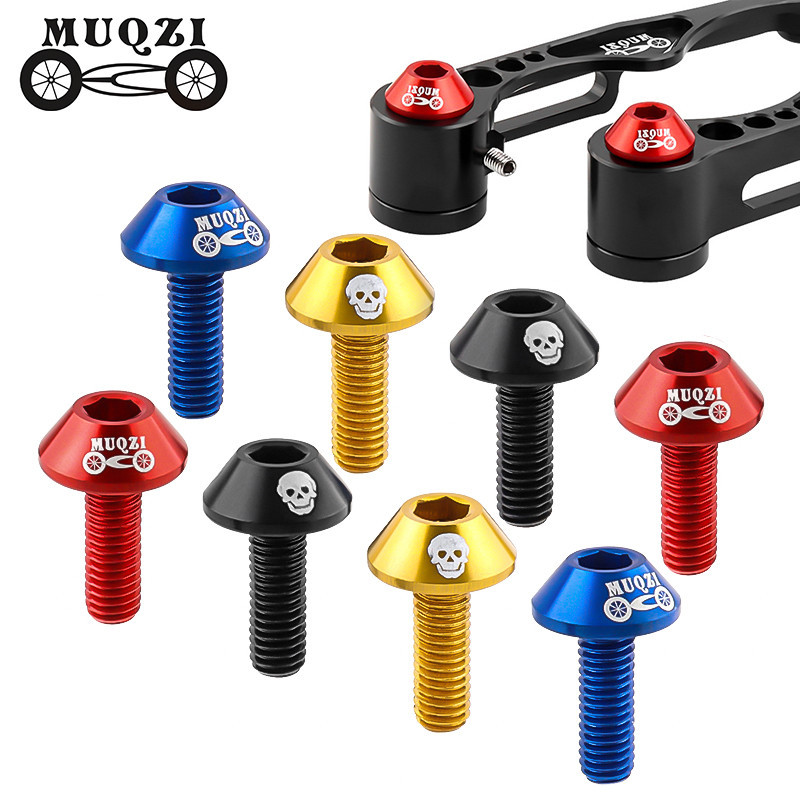 MUQZI 4PCS Bike Brake Caliper Bolts M6 V Brake Clamp Screw | Shopee Malaysia